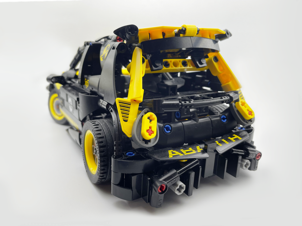 Lego Moc 42151 Abarth By Mirrorbricks Rebrickable Build With Lego