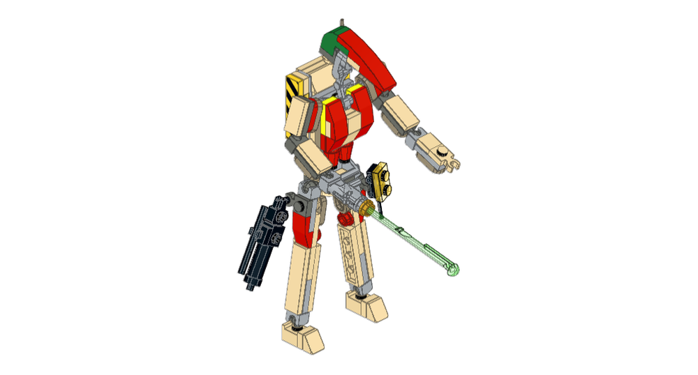 LEGO MOC B1 V2.0 Battle Droid Heavy by Jonny_Hairface | Rebrickable ...