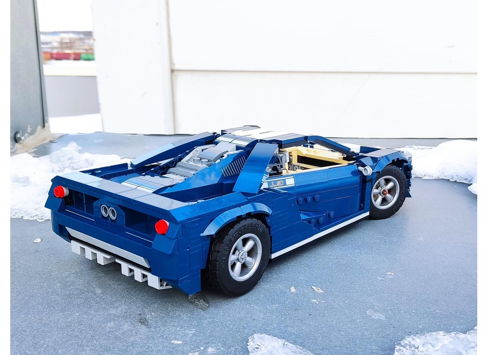 Lego Moc 10265 Ford Gt By Kirvet Rebrickable Build With Lego