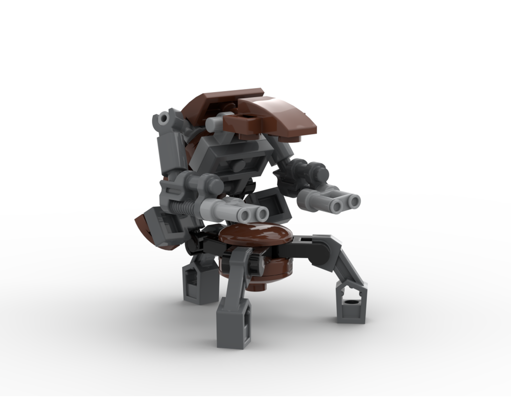 Lego Moc Droideka 25 Minifig Scale By Productionsdiratia
