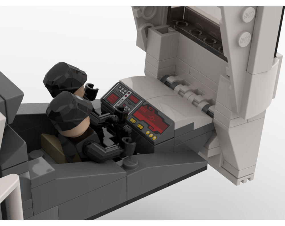 LEGO MOC Imperial Shuttle 75302 Extreme Mod by productionsdiratia ...