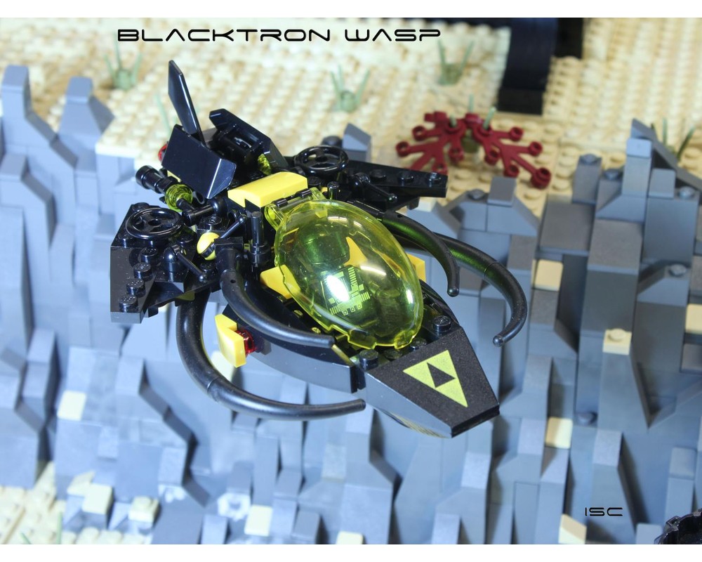 LEGO MOC Blacktron Wasp Fighter by IScreamClone | Rebrickable - Build ...
