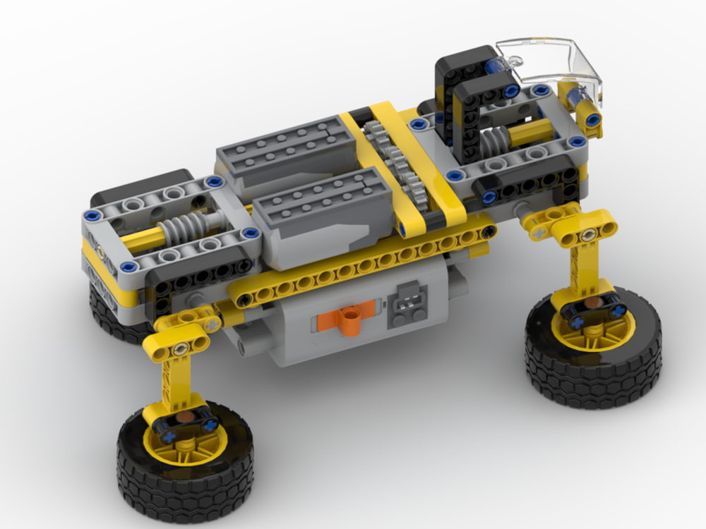 LEGO MOC Motorized Walker Mech by A_Dilophosaurus | Rebrickable - Build ...