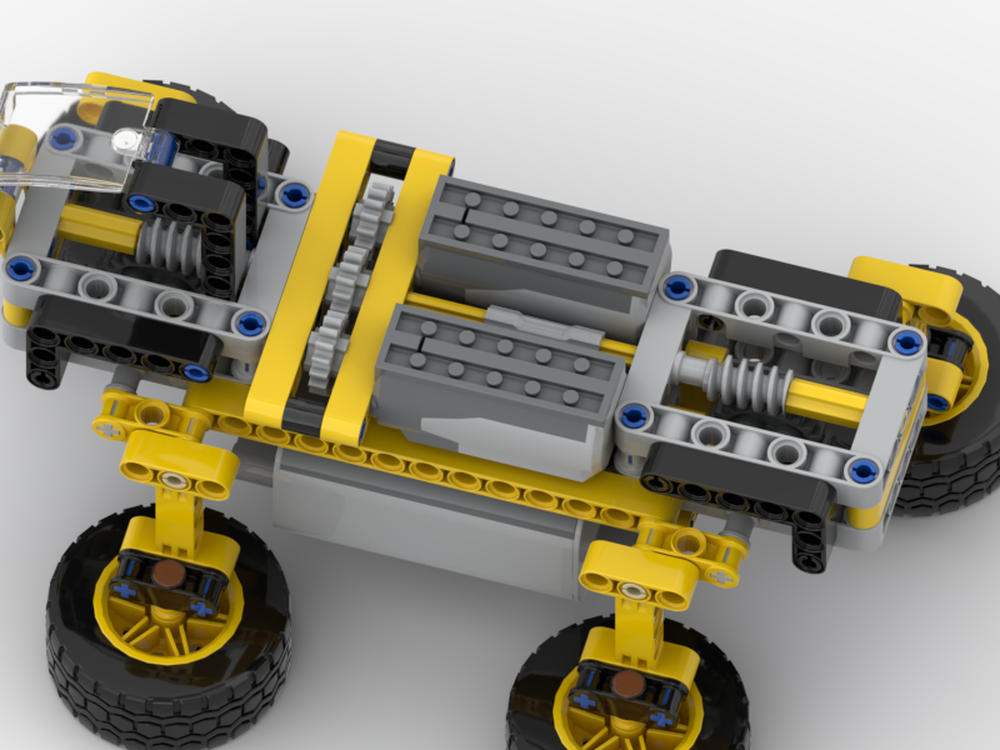 LEGO MOC Motorized Walker Mech by A_Dilophosaurus | Rebrickable - Build ...
