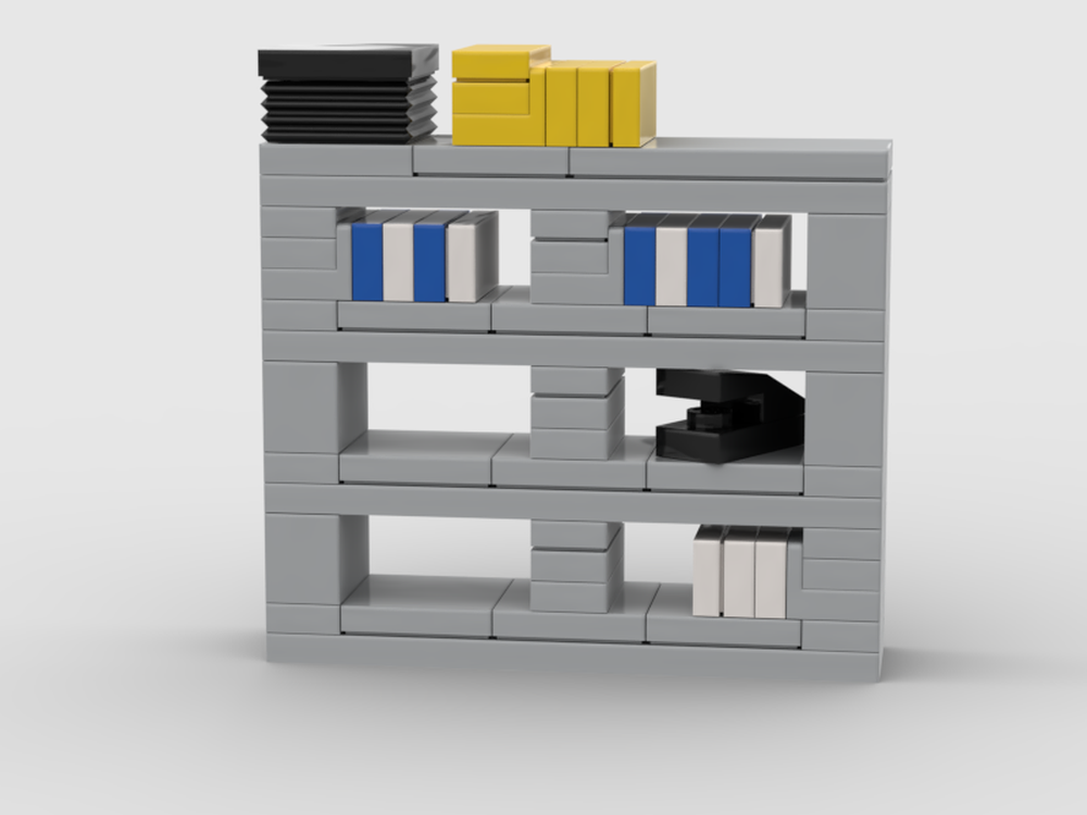 LEGO MOC Office Shelves by thefoxdude | Rebrickable - Build with LEGO