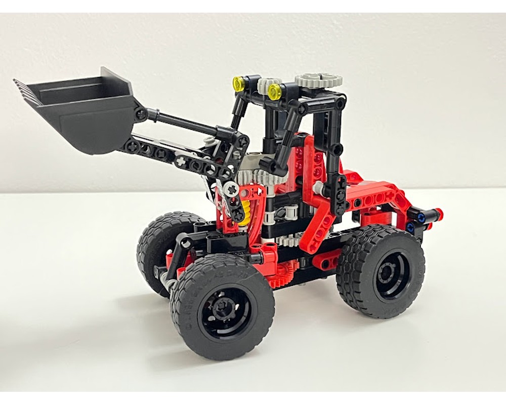 Lego Moc Front Loader By Markersniffen Rebrickable Build With Lego