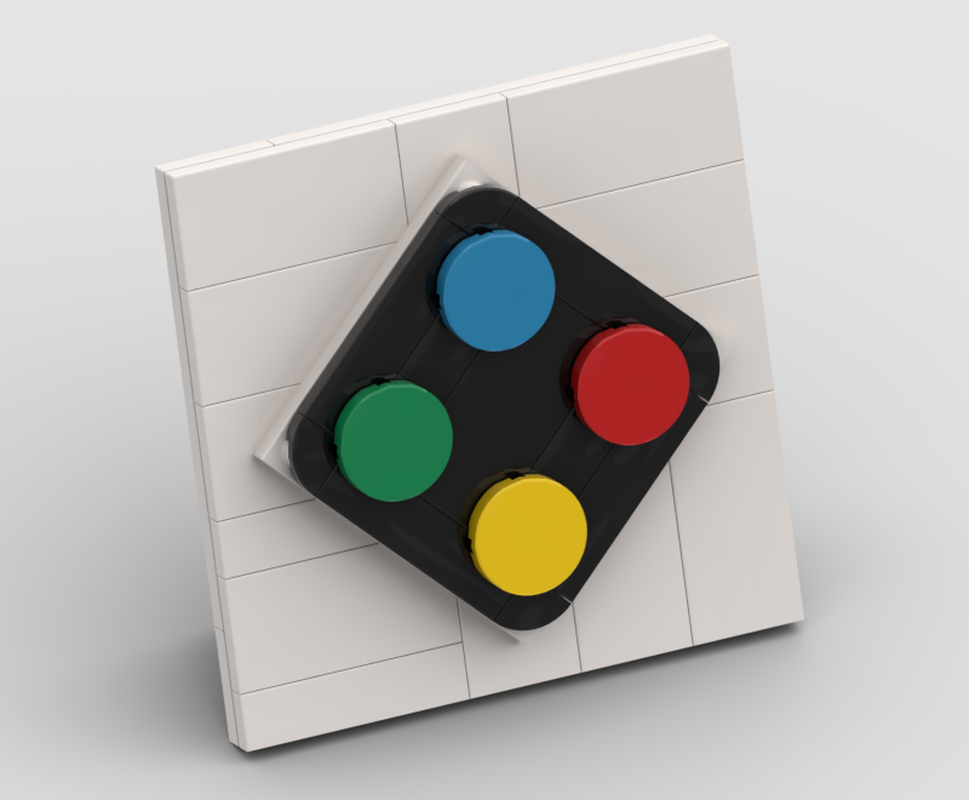 LEGO MOC Stud.io icon frame by Thierry | Rebrickable - Build with LEGO