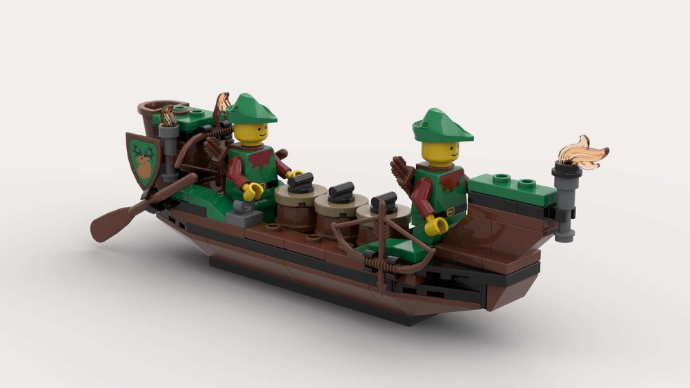LEGO MOC Forestmen Boat by kedvard | Rebrickable - Build with LEGO