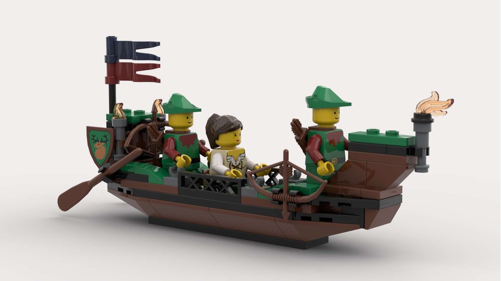 Lego Moc Forestmen Boat By Kedvard Rebrickable Build With Lego