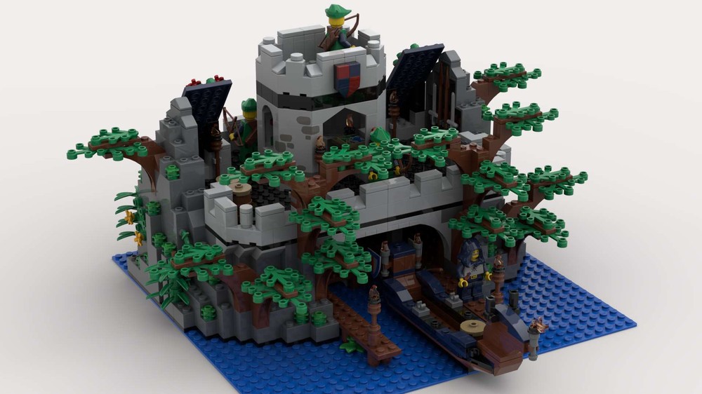 LEGO MOC Forestmen WaterWay by kedvard | Rebrickable - Build with LEGO