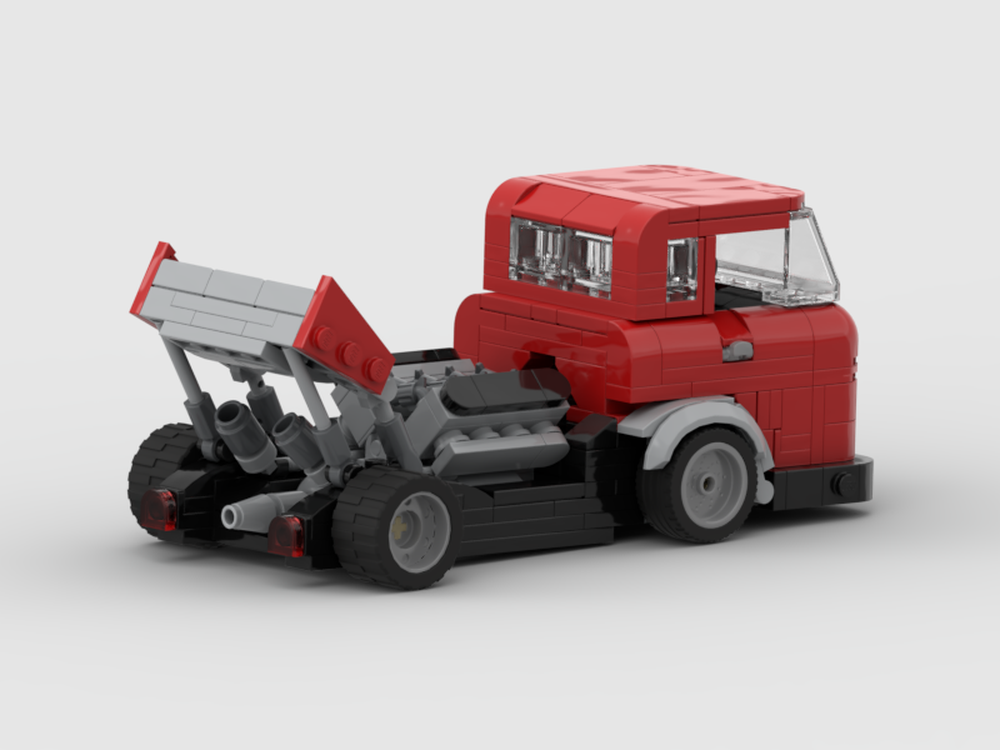 Lego Moc 1964 International Harvester 1700 Coe Custom Sema Build By