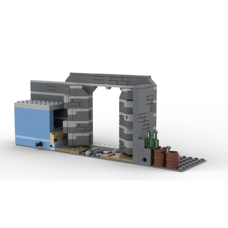LEGO MOC Diagon Alley Entrance by Nico2301 | Rebrickable - Build with LEGO