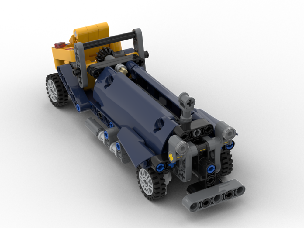 Lego Moc 42147 Vintage Race Car By Hoppepe Rebrickable Build With