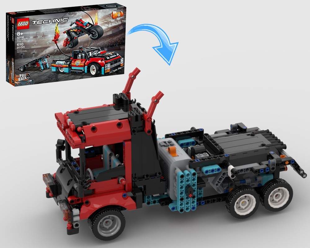 LEGO MOC Speed Truck 42106 Modifications. by ErikGS | Rebrickable ...