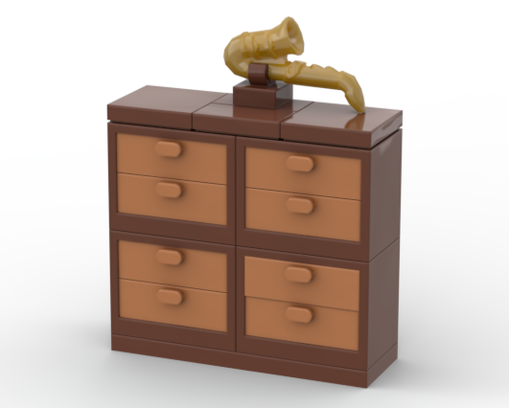 LEGO MOC dresser by EBbuilds | Rebrickable - Build with LEGO