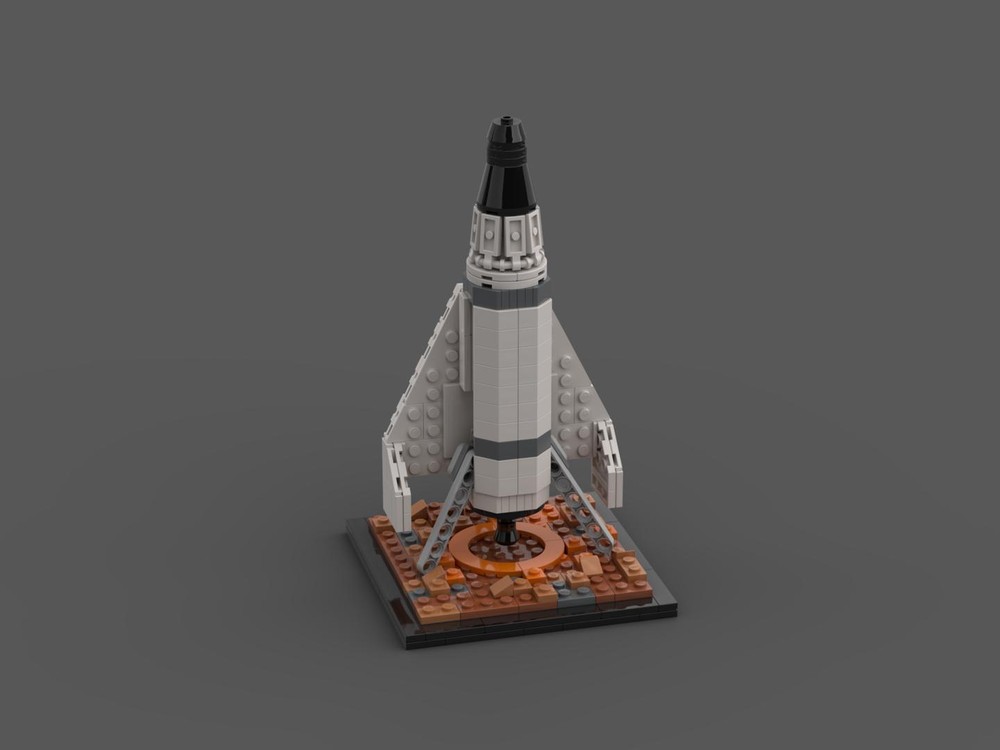 LEGO MOC By Gemini to Mars! (1:110 Saturn V scale) by MoppeW40k ...