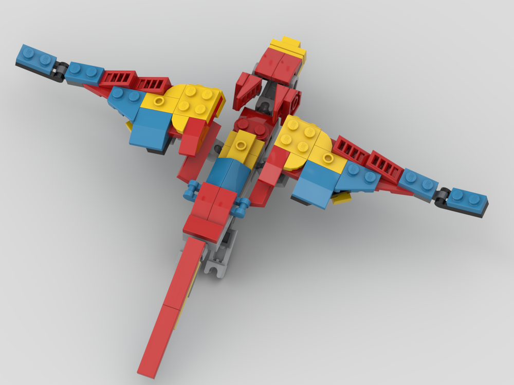 LEGO MOC Scarlet Macaw by Lifepath | Rebrickable - Build with LEGO