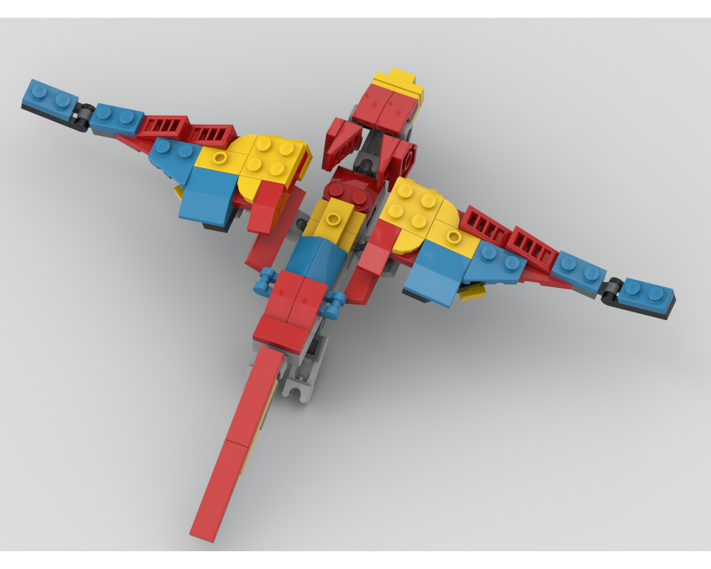 Lego Moc Scarlet Macaw By Lifepath Rebrickable Build With Lego