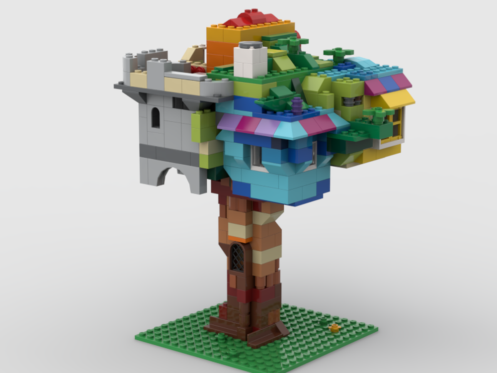 LEGO MOC 10698-1 Treehouse by Astro2022 | Rebrickable - Build with LEGO