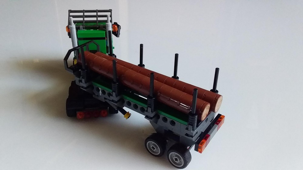 LEGO MOC Rigid Log Trailer by Tasblocker | Rebrickable - Build with LEGO