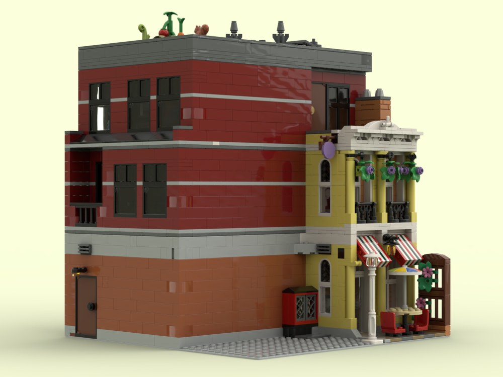 Lego Moc Inverted Jazz Club By Brick Artisan Rebrickable Build With