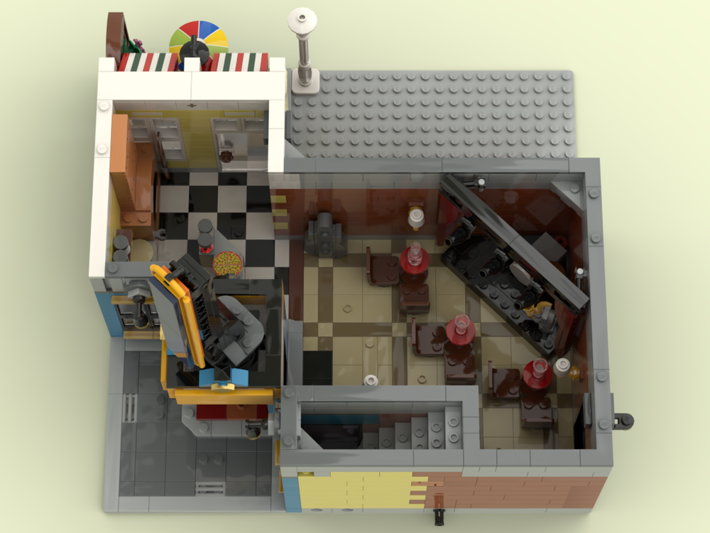 Lego Moc Inverted Jazz Club By Brick Artisan Rebrickable Build With