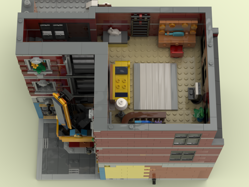 Lego Moc Inverted Jazz Club By Brick Artisan Rebrickable Build With