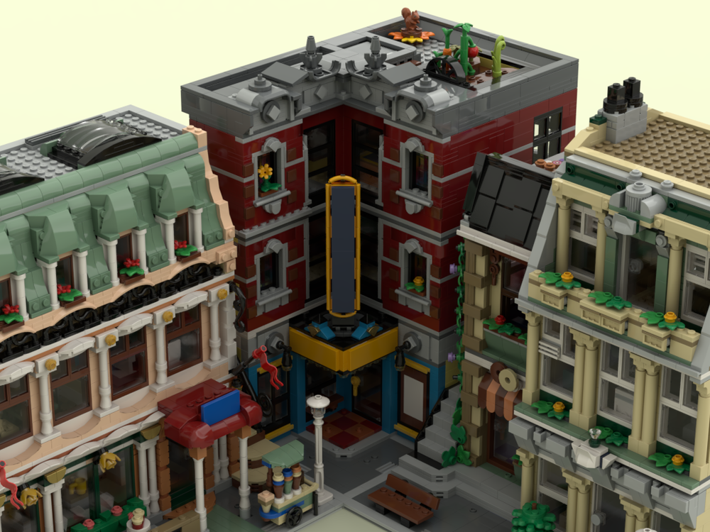 Lego Moc Inverted Jazz Club By Brick Artisan Rebrickable Build With