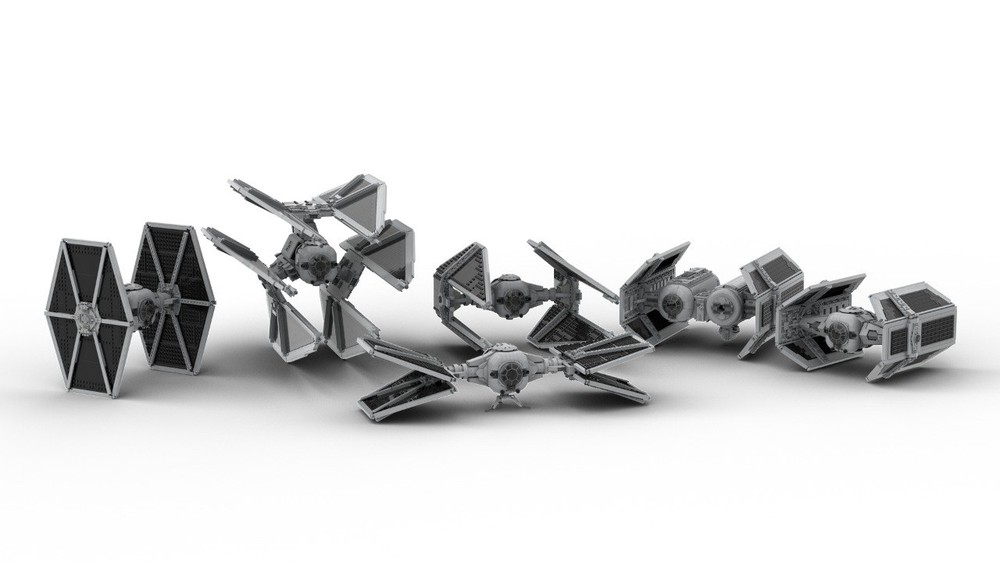 LEGO MOC SW LARGE BUNDLE Imperial TIE Defender,Advanced,Outlander ...