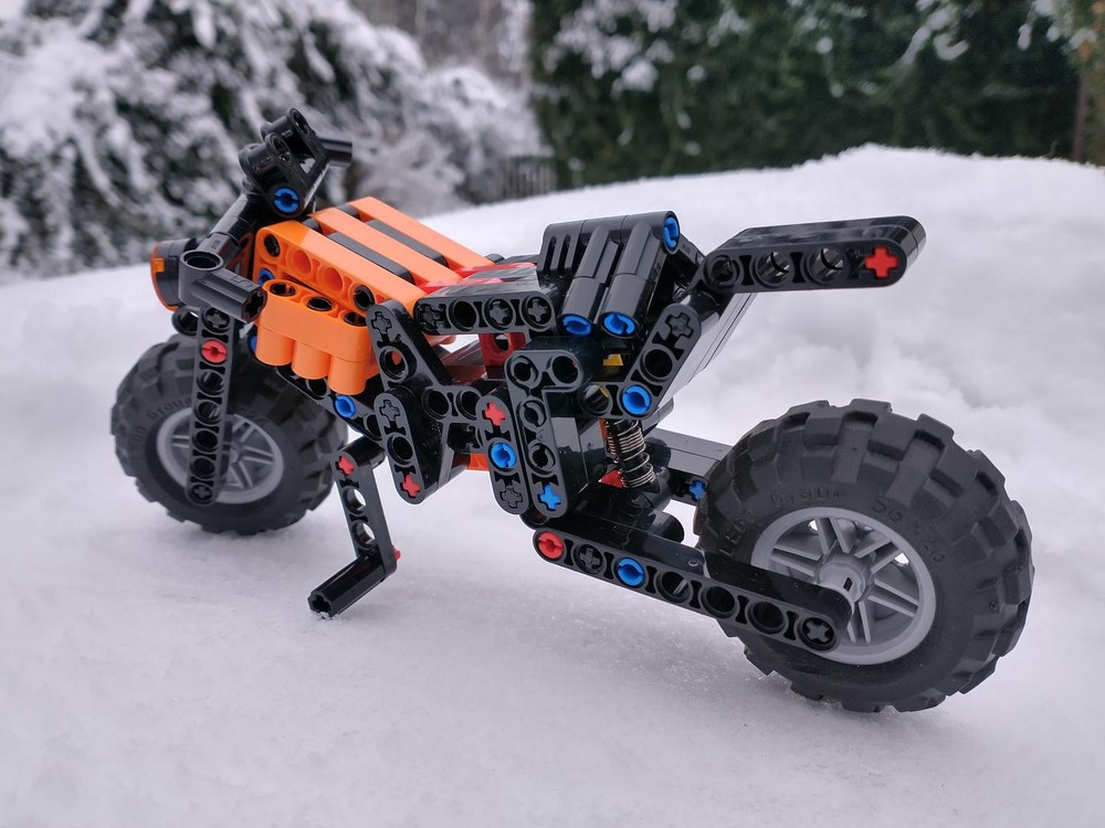 Lego Moc Off Road Motorcycle By Marians Rebrickable Build With Lego