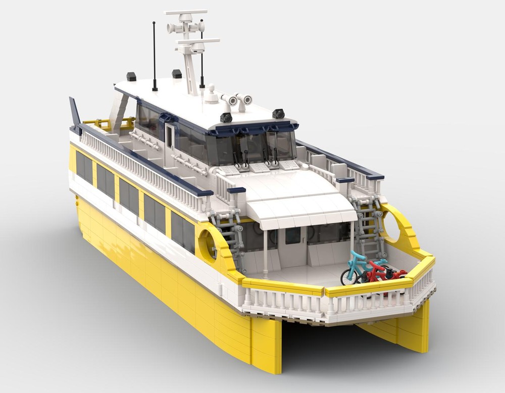 LEGO MOC Passenger Ferry by lottiesbricks | Rebrickable - Build with LEGO