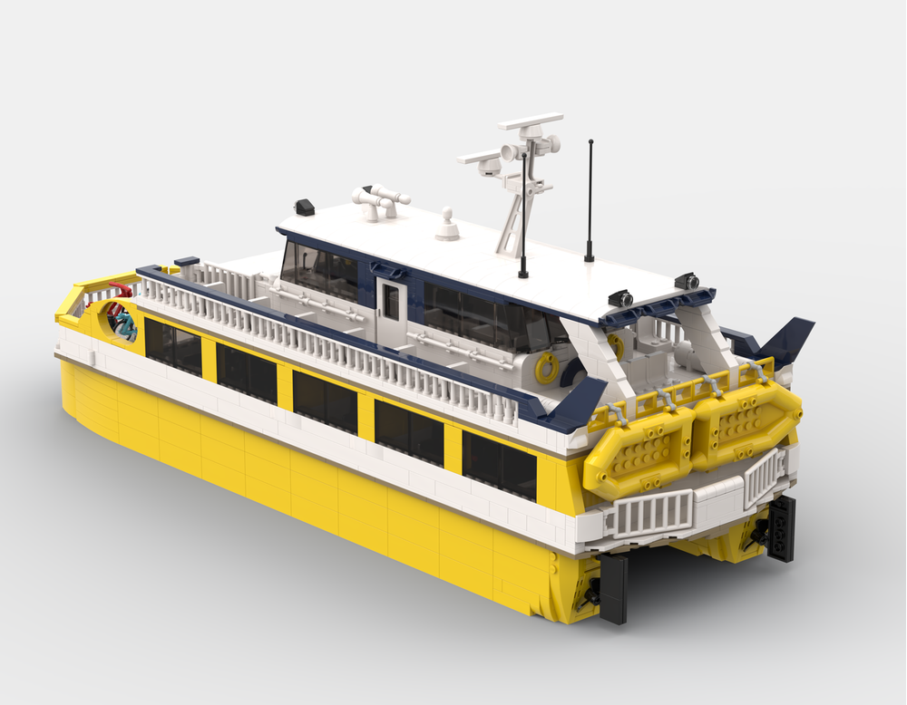 LEGO MOC Passenger Ferry by lottiesbricks | Rebrickable - Build with LEGO