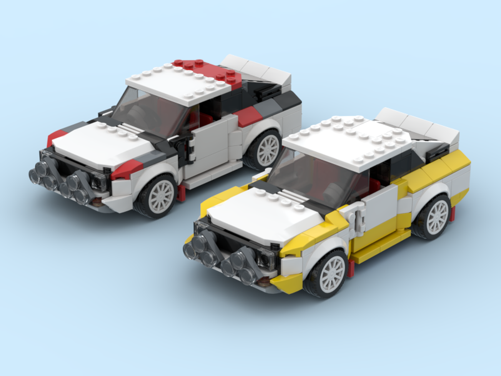 LEGO MOC-135782 1985 Audi Quattro A1 - 8 Stud Wide by jameshigson0512 ...