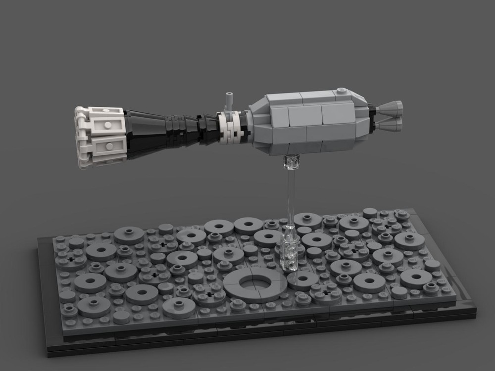 LEGO MOC Gemini-Centaur for lunar missions (1:110 Saturn V scale) by ...