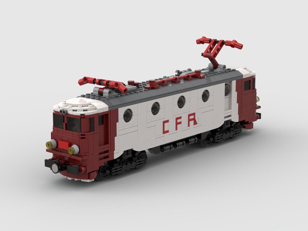 LEGO MOC CFR class40 red locomotive by kaiami | Rebrickable - Build ...