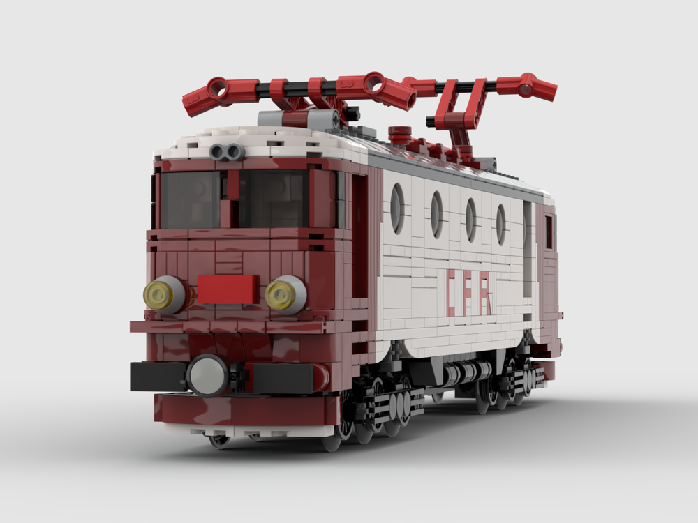 Lego Moc Cfr Class40 Red Locomotive By Kaiami Rebrickable Build