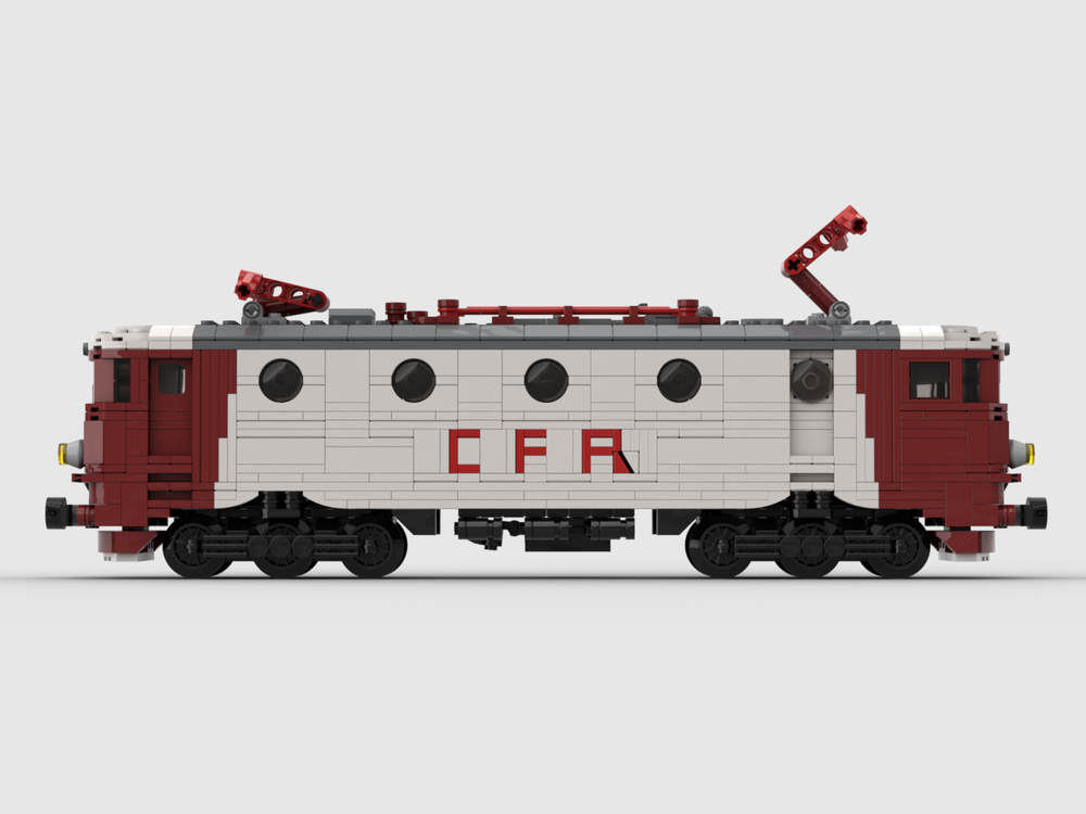 Lego Moc Cfr Class40 Red Locomotive By Kaiami Rebrickable Build