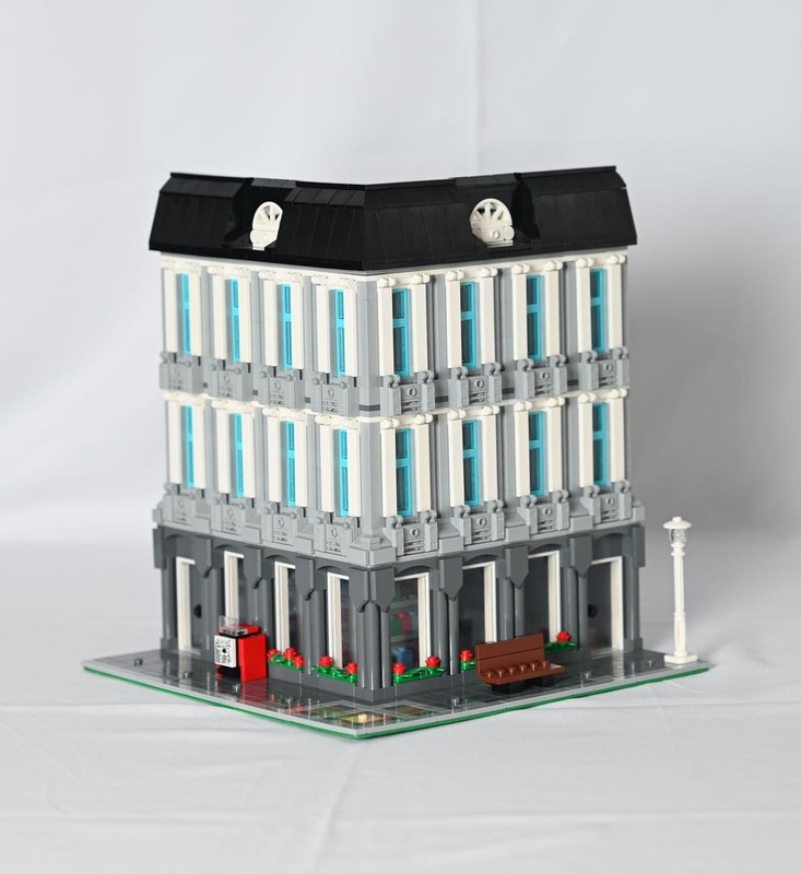 LEGO MOC Modular Corner Store by axicutionman | Rebrickable - Build ...