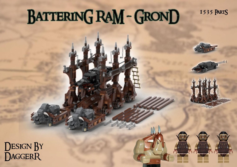 LEGO MOC Battering ram - Grond by DaggerR | Rebrickable - Build with LEGO
