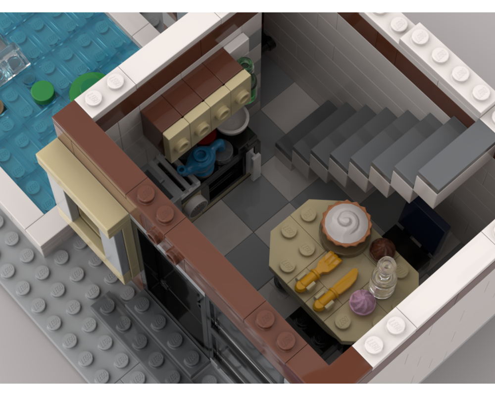 LEGO MOC modernist building no.2 by cassieLiu | Rebrickable - Build ...
