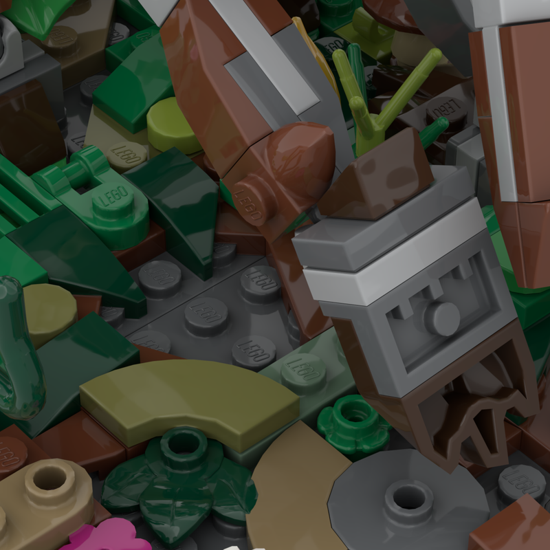 LEGO MOC The Forest Spirit by javiperillas | Rebrickable - Build with LEGO