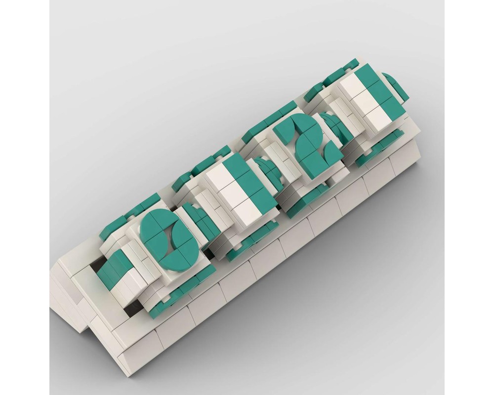 LEGO MOC Calendar 12 Colors with numbers 2x3 by uminuo | Rebrickable ...