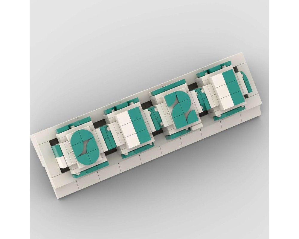 LEGO MOC Calendar 12 Colors with numbers 2x3 by uminuo | Rebrickable ...
