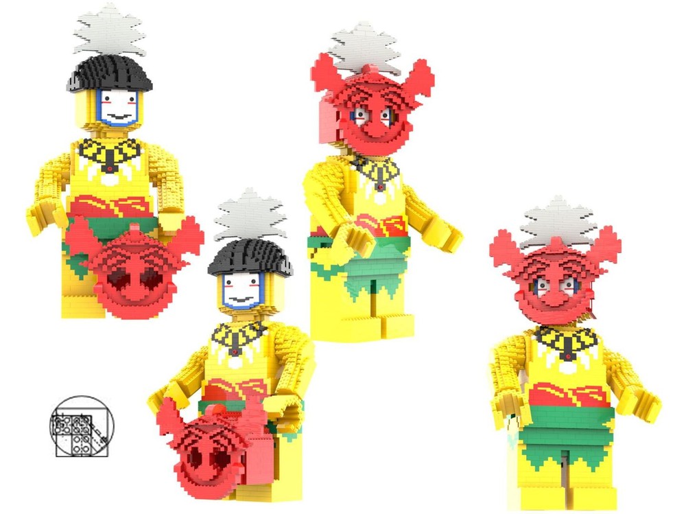 LEGO MOC Maxifigure Islander Wizard by Bricksculpture.net | Rebrickable ...