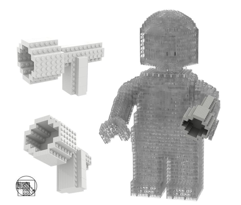 LEGO MOC Maxi Figure Space Torch by Bricksculpture.net | Rebrickable ...
