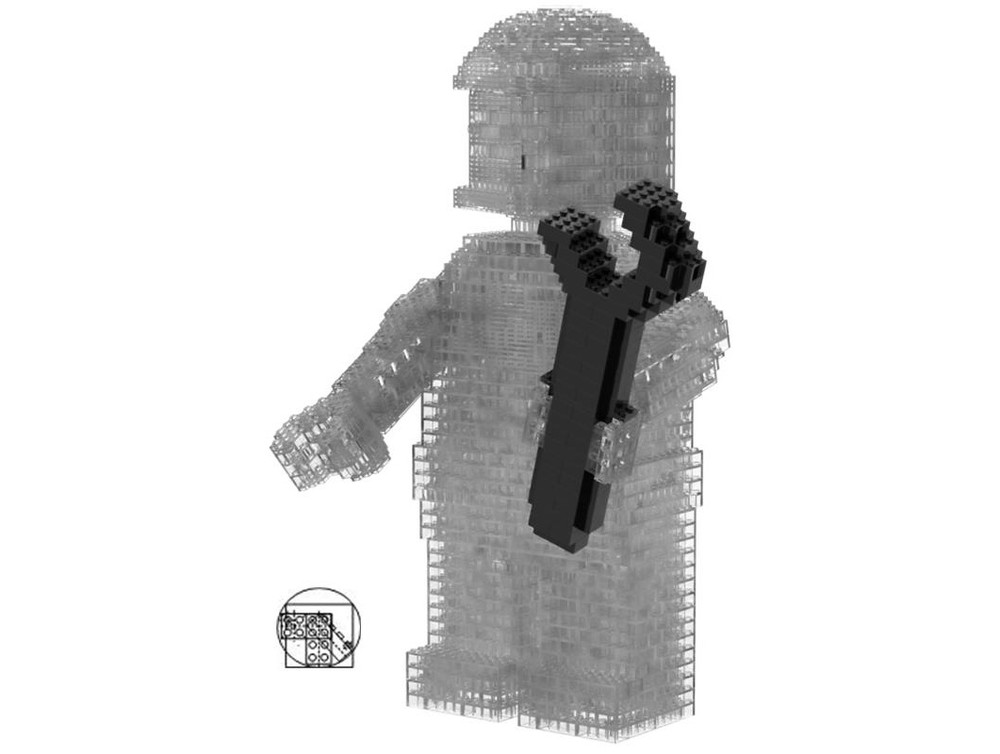 LEGO MOC Maxi Figure Spanner wrench + screw driver by Bricksculpture ...