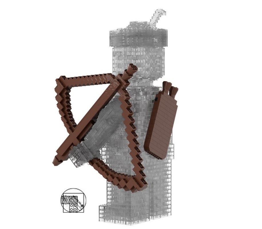 LEGO MOC Maxi Figure Bow and quiver by Bricksculpture.net | Rebrickable ...