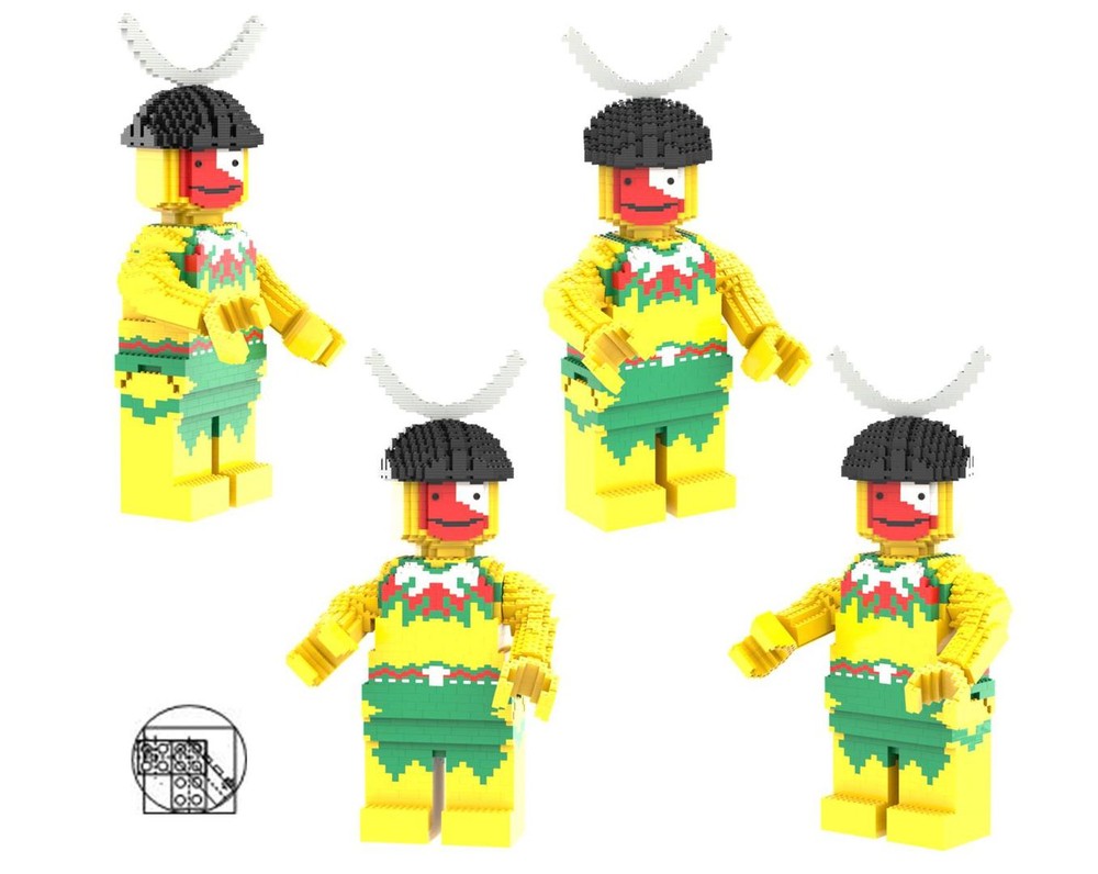 LEGO MOC Maxi Figure Islander by Bricksculpture.net | Rebrickable ...