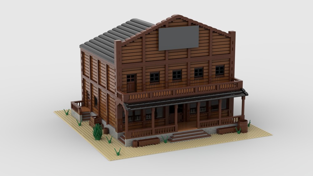 LEGO MOC Western - Wild West Saloon - MOC by Mimi68 | Rebrickable ...