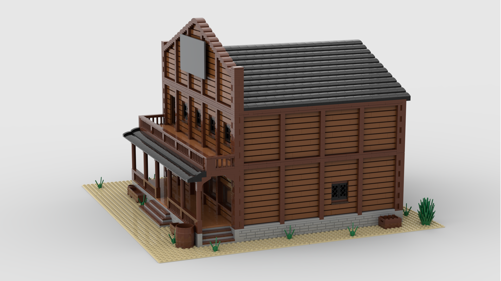 LEGO MOC Western - Wild West Saloon - MOC by Mimi68 | Rebrickable ...